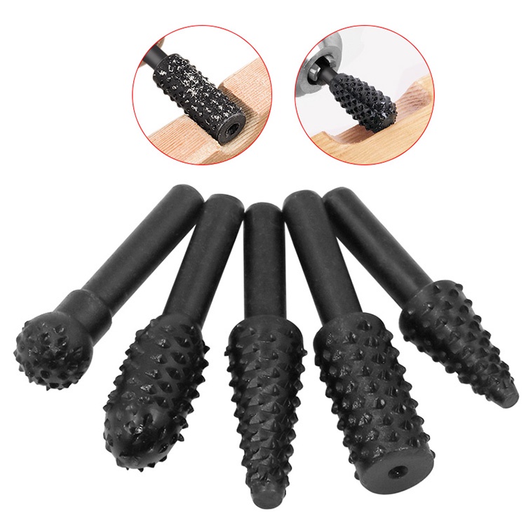 Carpentry Metal Wolf Tooth Stick Rasp Burr Rotating Files 木工狼牙挫打磨头 ...