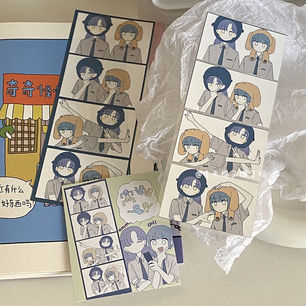 Anime Two-Dimensional Character Stickers Cute Japanese Korean Cartoon ...