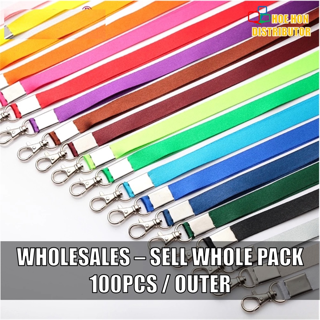 [WHOLESALES] ID Holder Lanyard Lobster Claw 100pc Name Batch Tag Entry ...