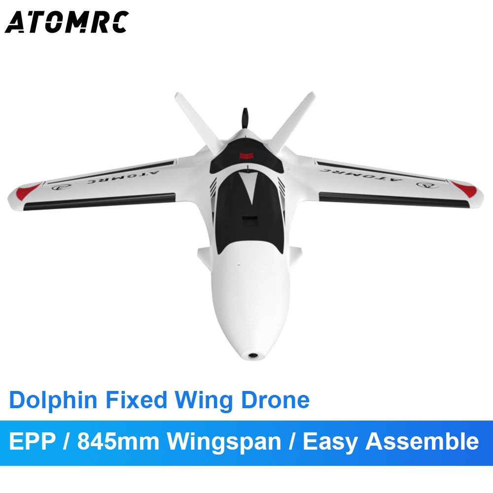 ATOMRC Dolphin Fixed Wing Drone RC Plane 845mm Wingspan FPV Aircraft ...