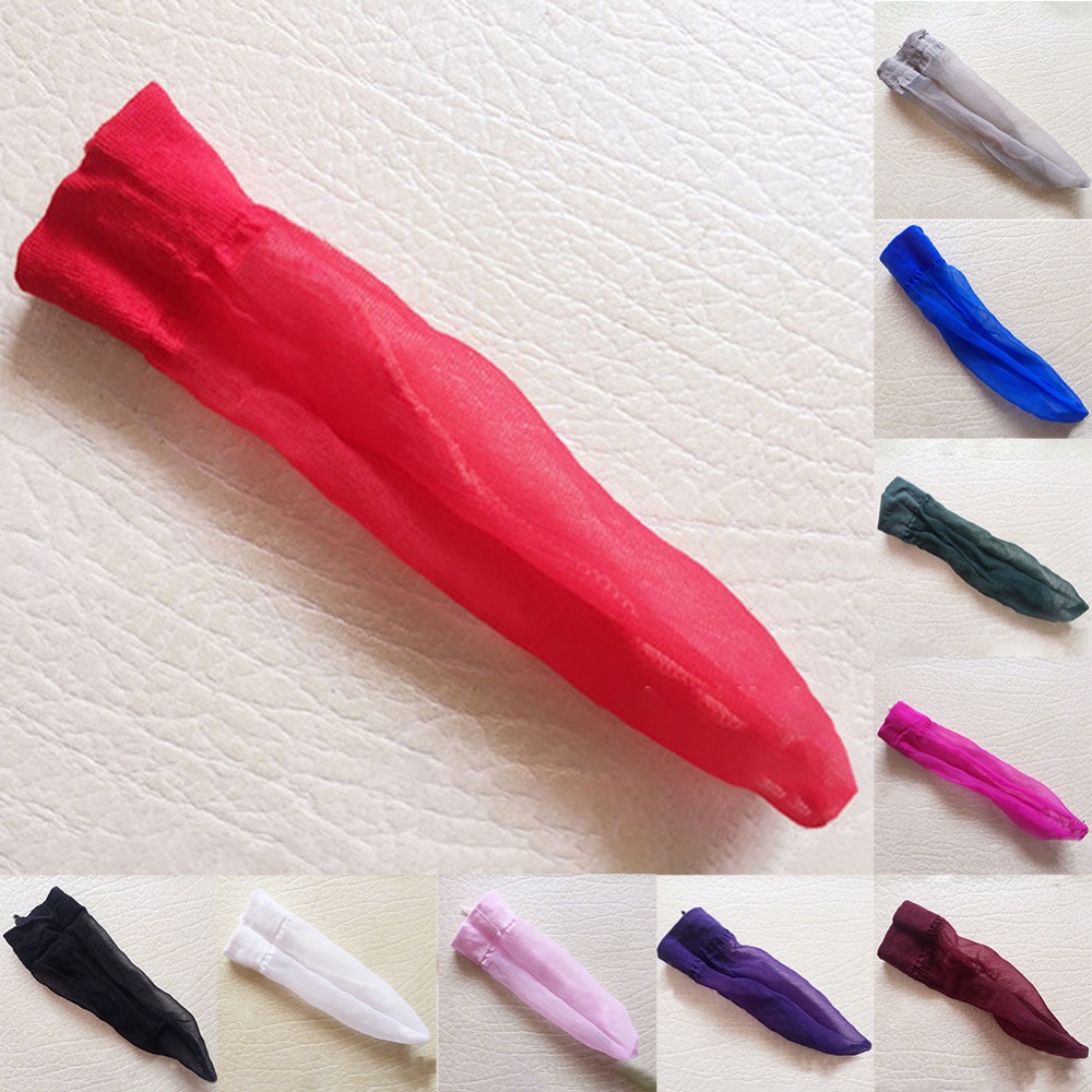 Men's Transparent Sleeve Bag Smooth Pouch CString Tanga Sheath Cover ...