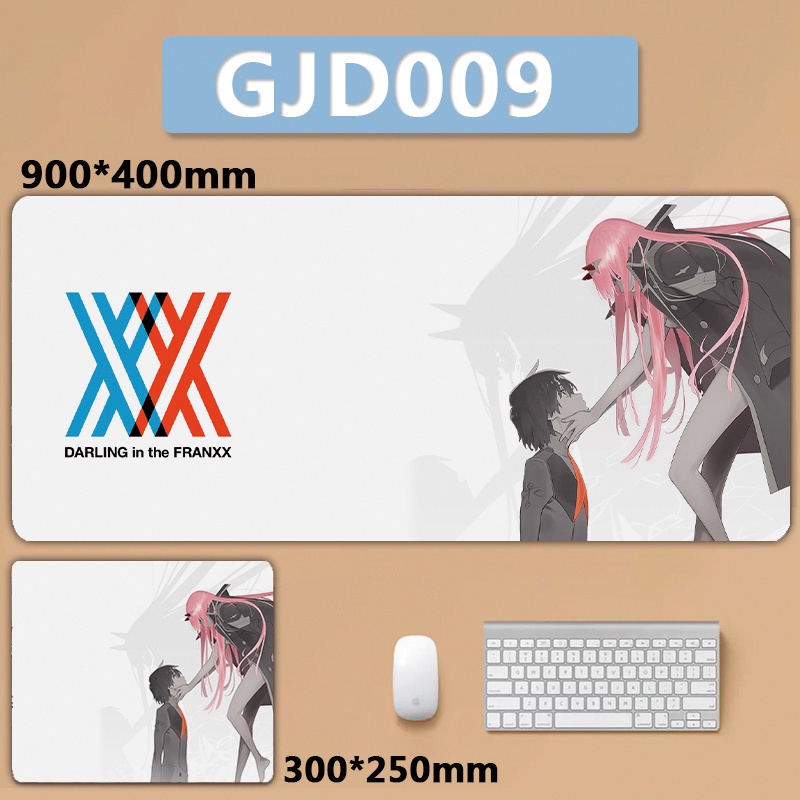 Anime Sexy Girl Zerotwo XXL Large Silicone Mouse Pad Keyboard Pad Zero ...