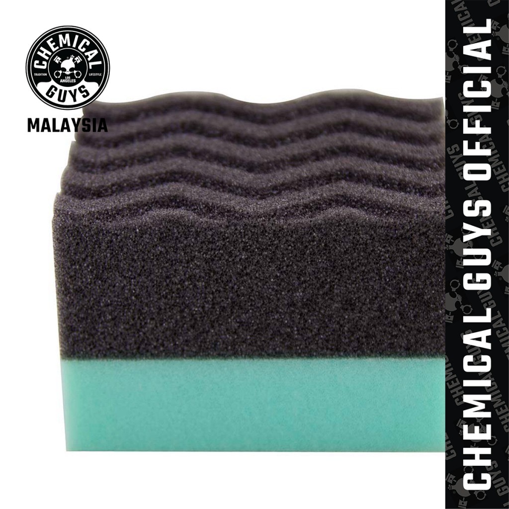 Chemical Guys Durafoam Contoured Large Tire Dressing Applicator Pad ...
