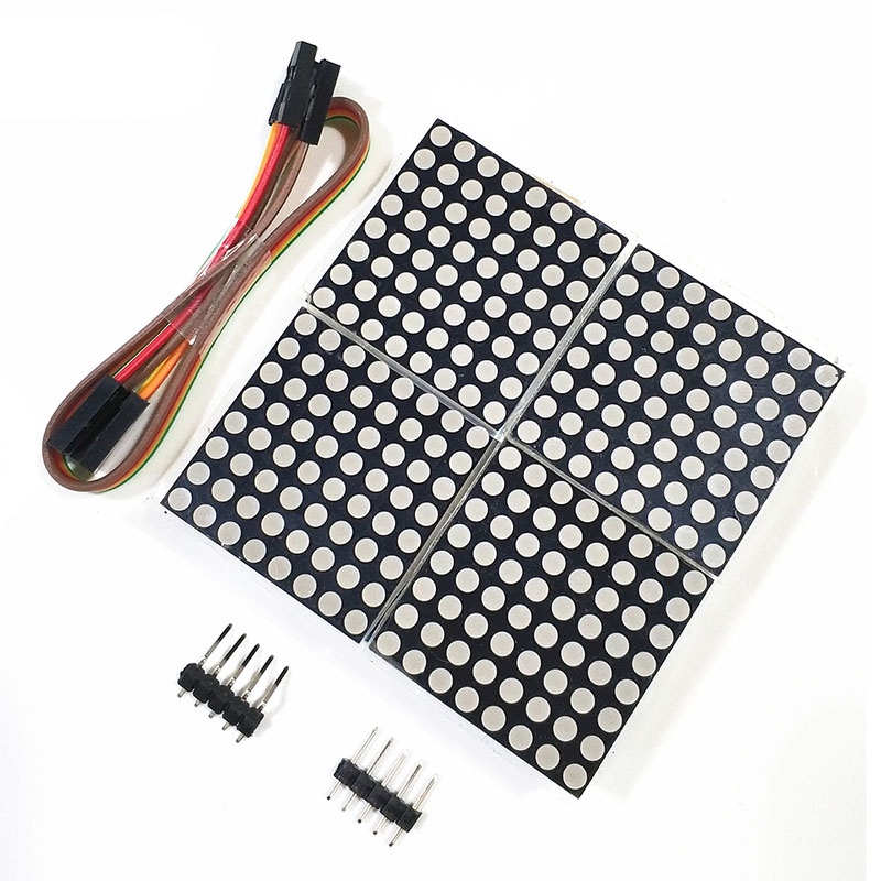 4 dot matrix 2 * 2 display module MCU controls LED driver module ...