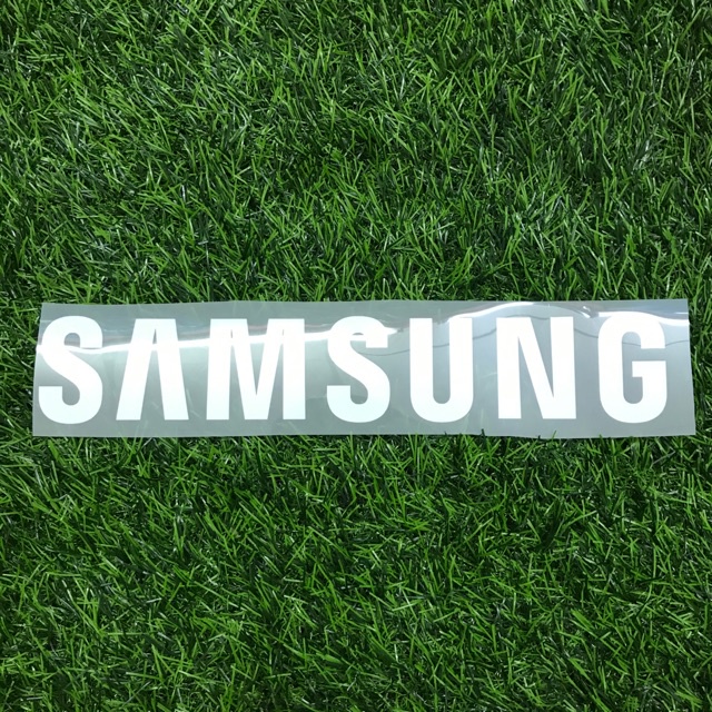 Samsung sponsor jersey front patch sticker 2 size 275mm x 48.5mm ...