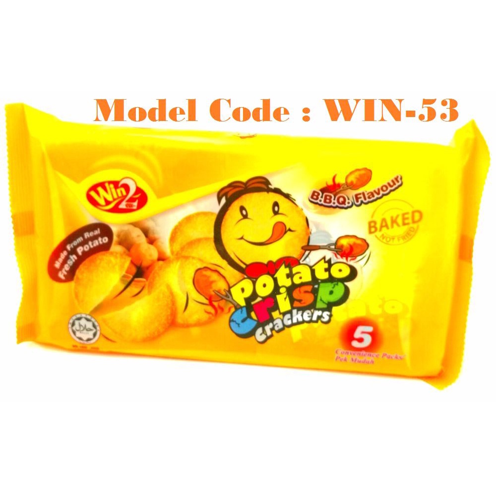 100g win2 potato crisp crakers-bbq flavour | Shopee Malaysia