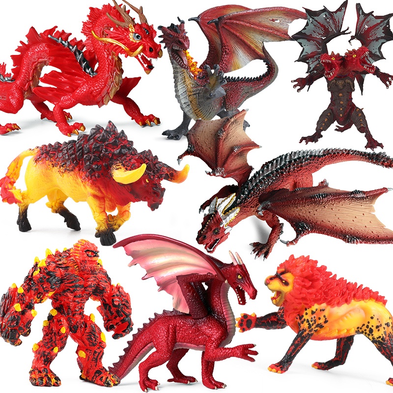 Savage Crab Octopus Fire Bullfight Puppet Monster Model Flying Magic ...