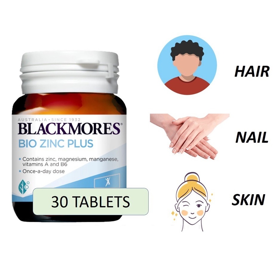Blackmores Bio ZInc Plus Tablets | Shopee Malaysia
