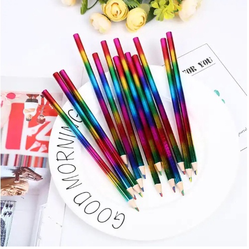 【ready stock】4 Color Concentric Rainbow Color Pencil Writing Drawing ...