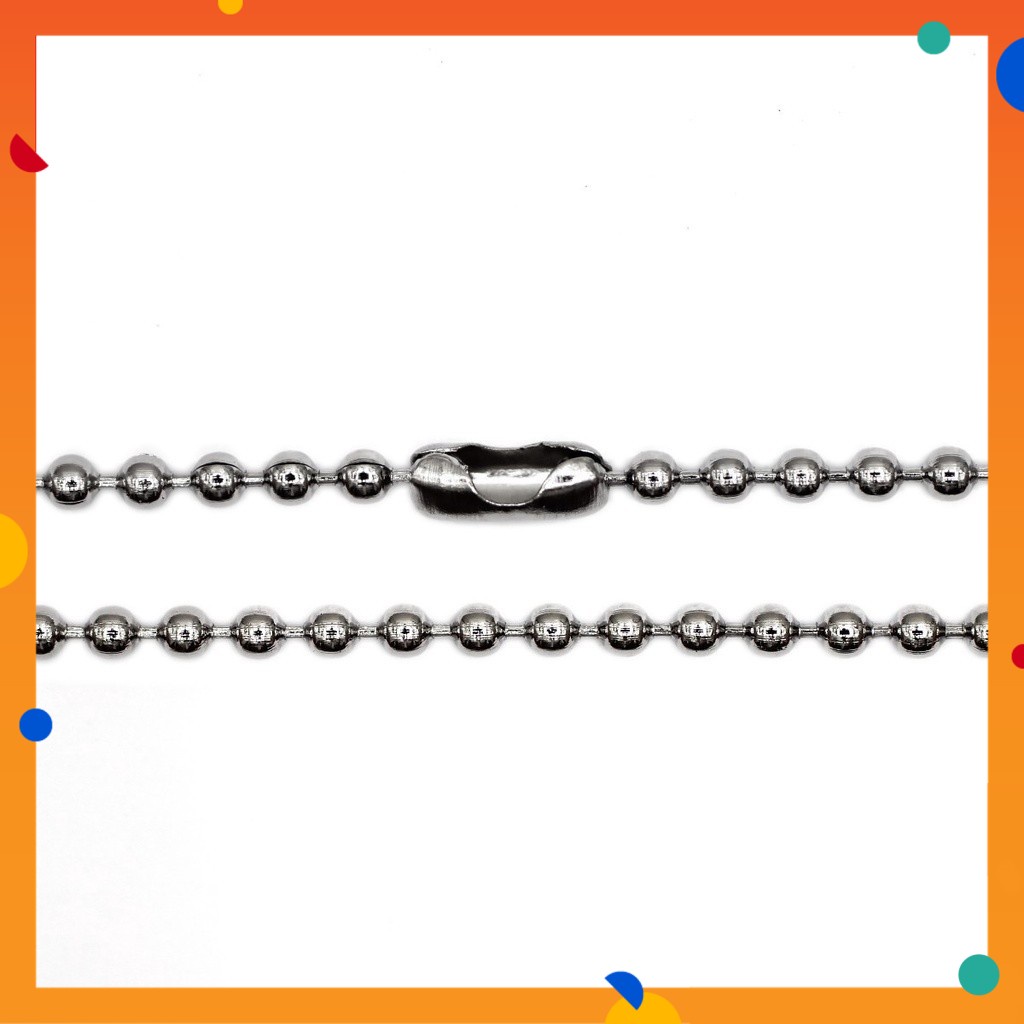 18/20/22/26 Inch Stainless Steel Ball Chain Necklace Military Cool Hip ...