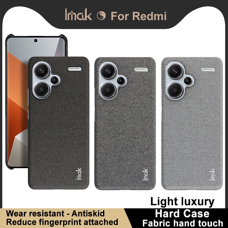 Original Imak Classic Fabric Casing Redmi Note 13 Pro Plus 5G ...