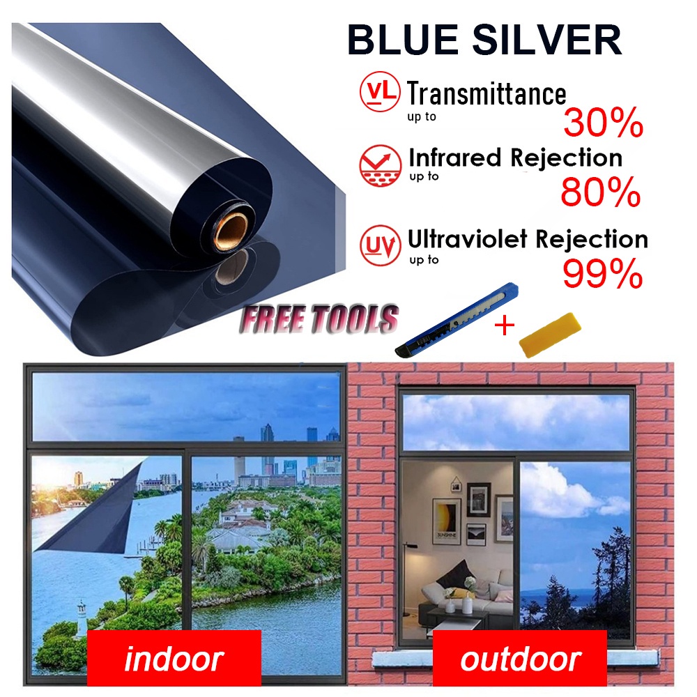 Window Film Glass Film Privacy One Way Film Reflective UV Protection ...