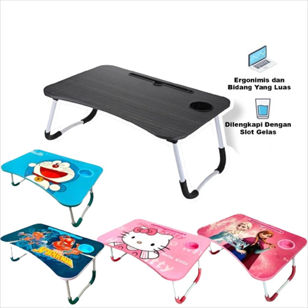 KAYU Jt - Wooden Folding Study Table Multipurpose Children's Laptop ...