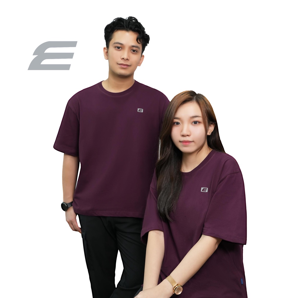 ELGINI Oversized Cotton Tee - Size S-XXL E16217 | Shopee Malaysia