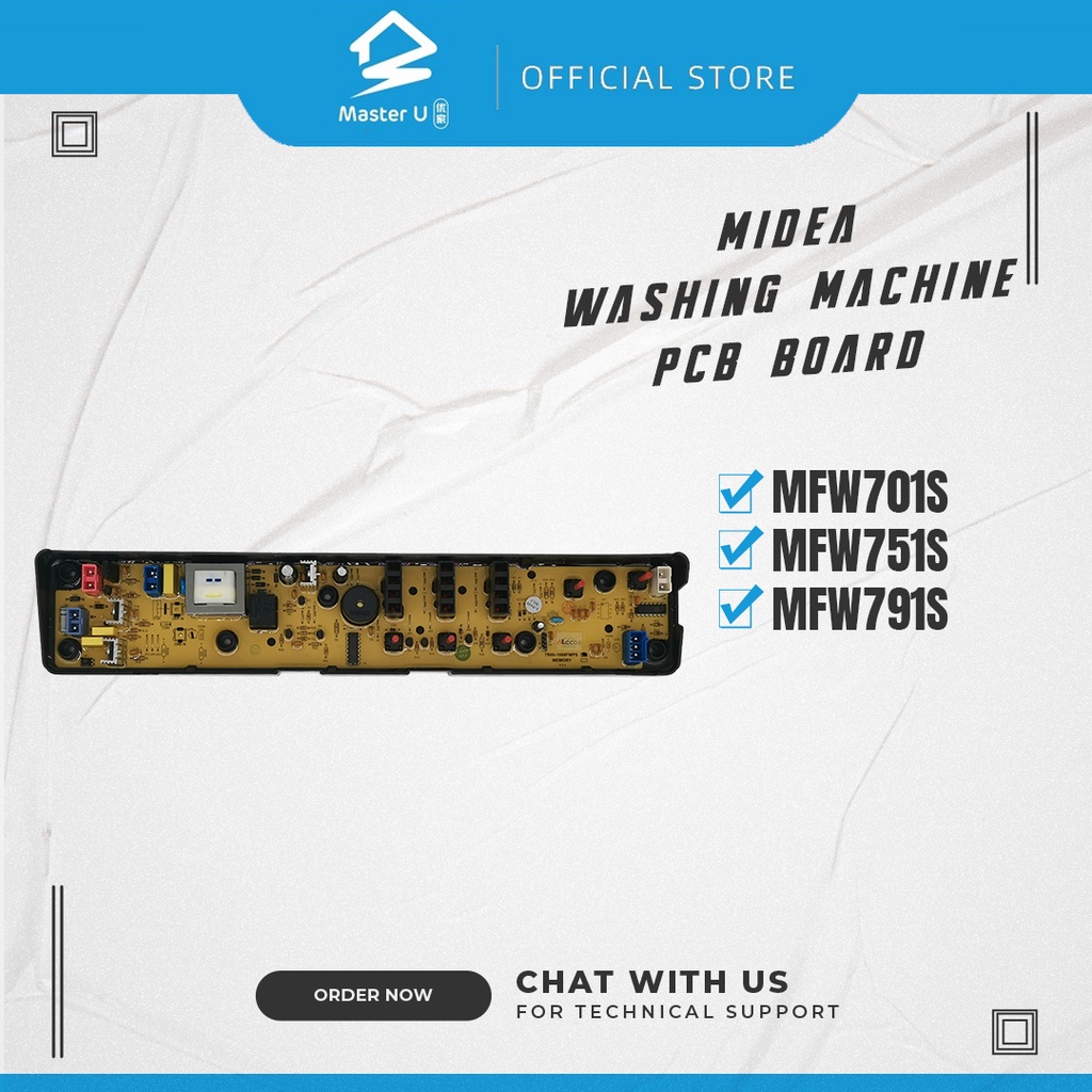 MIDEA WASHING MACHINE PCB BOARD MODEL MFW-701S/MFW-751S/MFW-791S ...