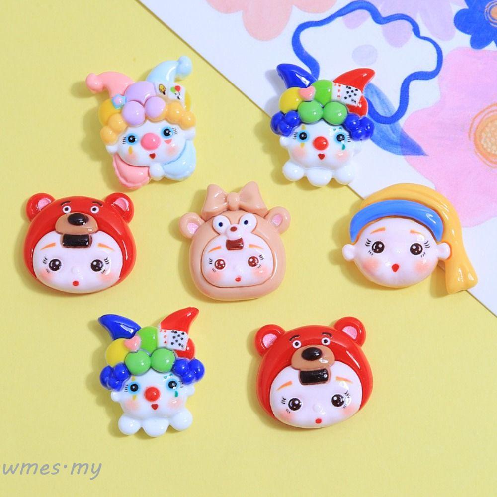 WMES1 Digital Circus Clown Keychain, Circus Clown Scrapbooking Digital ...