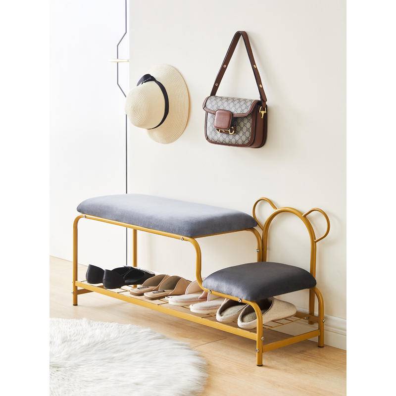 Nordic Shoe Changing Stool for Household Use, Simple and Modern Soft ...