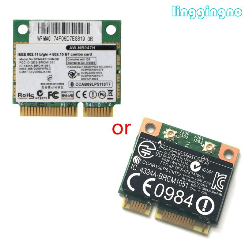RR Wireless Card for Broadcom BCM94313HMGB AW-NB047H BCM4313 Half Mini Pci-e Wifi Net-work Card ...