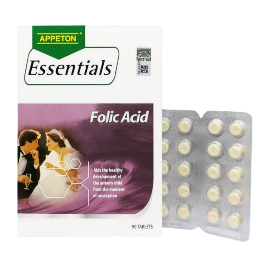 APPETON ESSENTIALS FOLIC ACID TABLET 400MCG (EXP: 07/2027) | Shopee ...