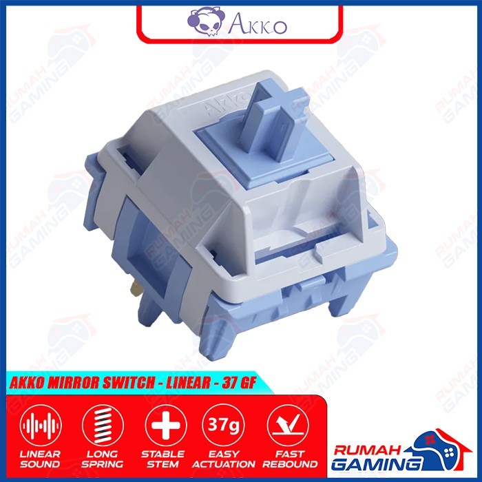 AKKO X HMX MIRROR Switch - 5 Pin - 37g - Pcb Mount - Linear - Switch ...