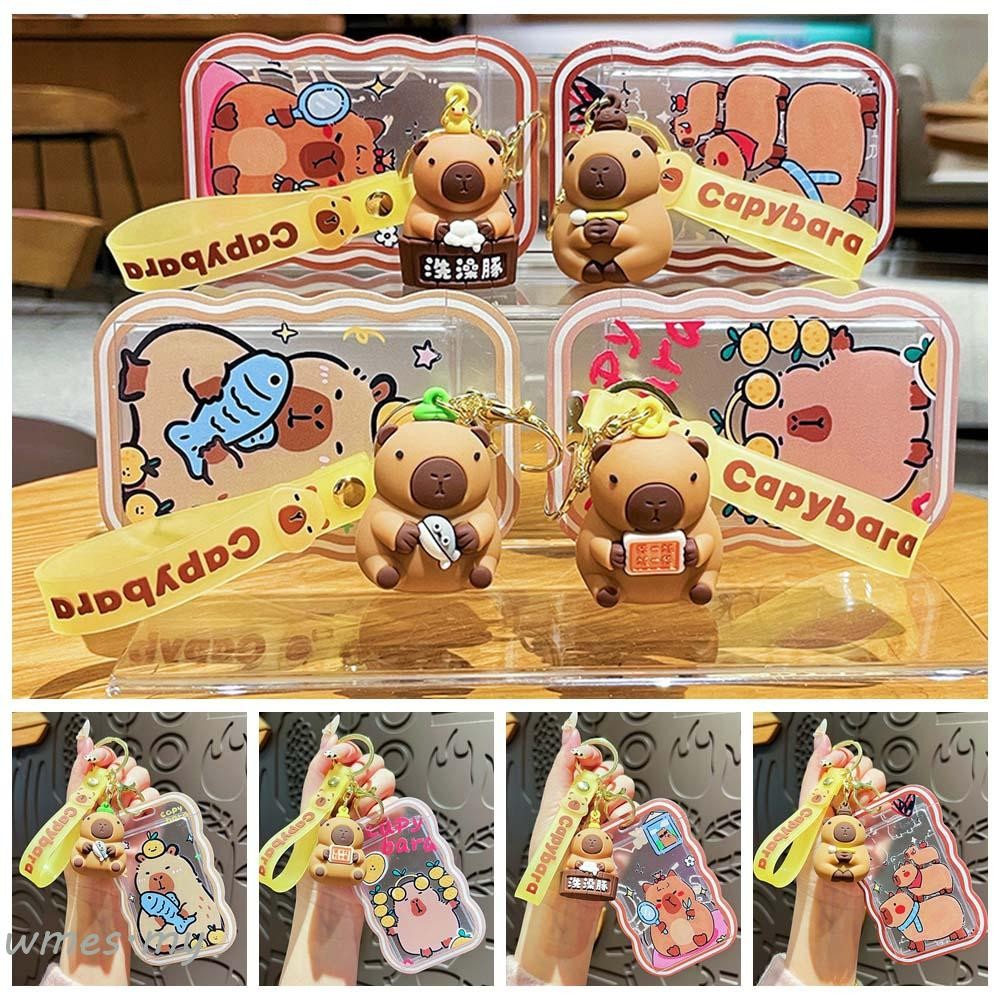 WMES1 Student Card Cover, Cartoon Capybara Card Case Capybara Card ...