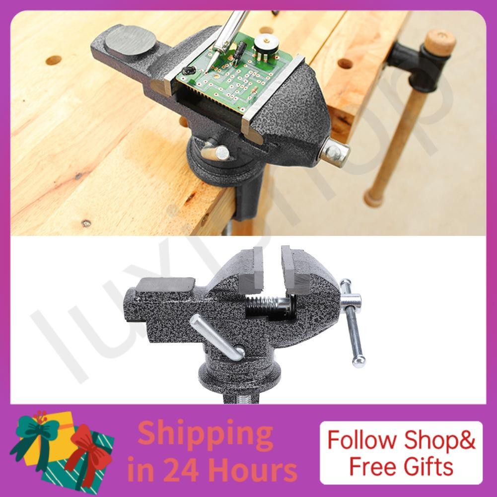 Iuxishop Bench Vise Clamp On 62mm Table Clamping Range 30x40mm Anvil ...