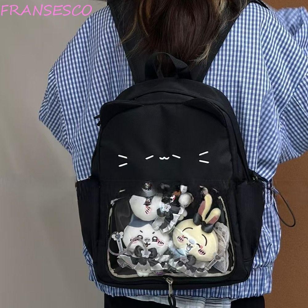 FRANCESCO Transparent Pocket Itabag, Harajuku Idol Merchandise Storage ...
