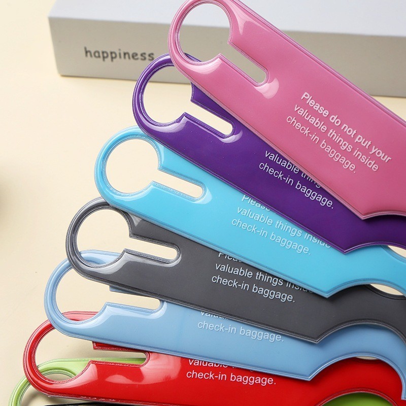 PVC Strip Identification Luggage Tags Boarding Pass Portable Checked ...