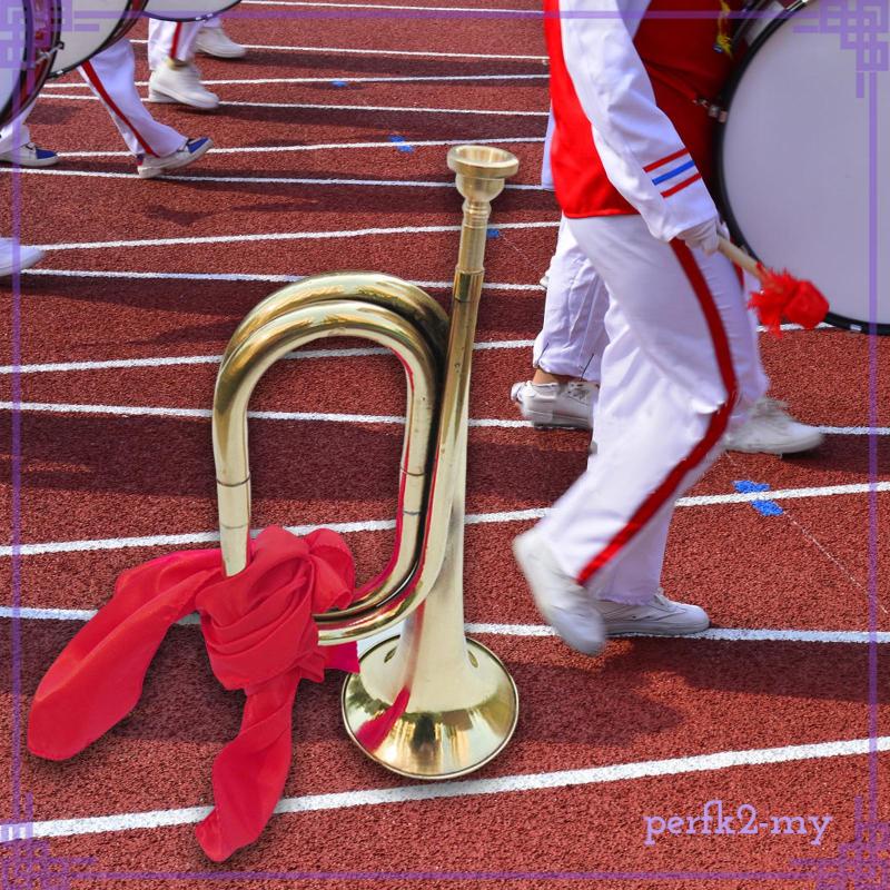 [PerfkfcMY] Trumpet Classic Music Instrument Marching Bugle Scout Bugle ...