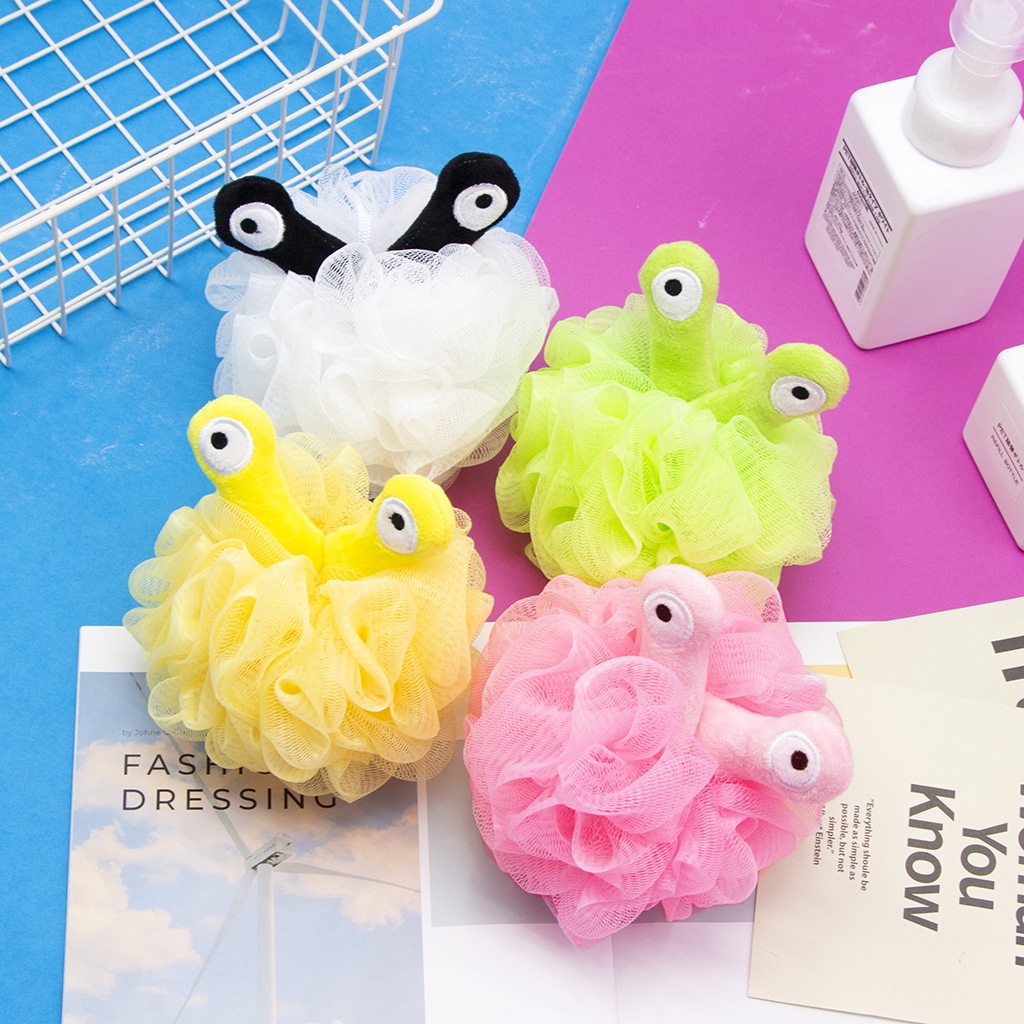 Ready Stock Baby Bath Sponge Kids Antennae Bath Flower Cute Cartoon ...