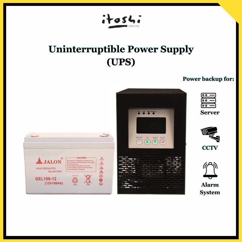 ITOSHI Premium UPS System Server Back Up Power Supply for PC Laptop ...