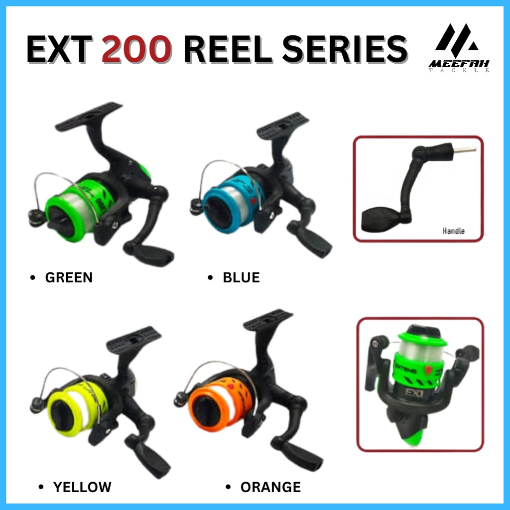 EXT 200 SPINNING REEL 🔥FREE GIFT🔥 - Fishing Prawn Reel Mesin Udang ...