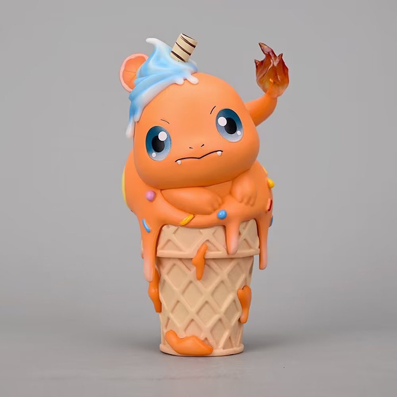 Pokemon Charmander Ice Cream Cone Cute Model Figure | Shopee Malaysia