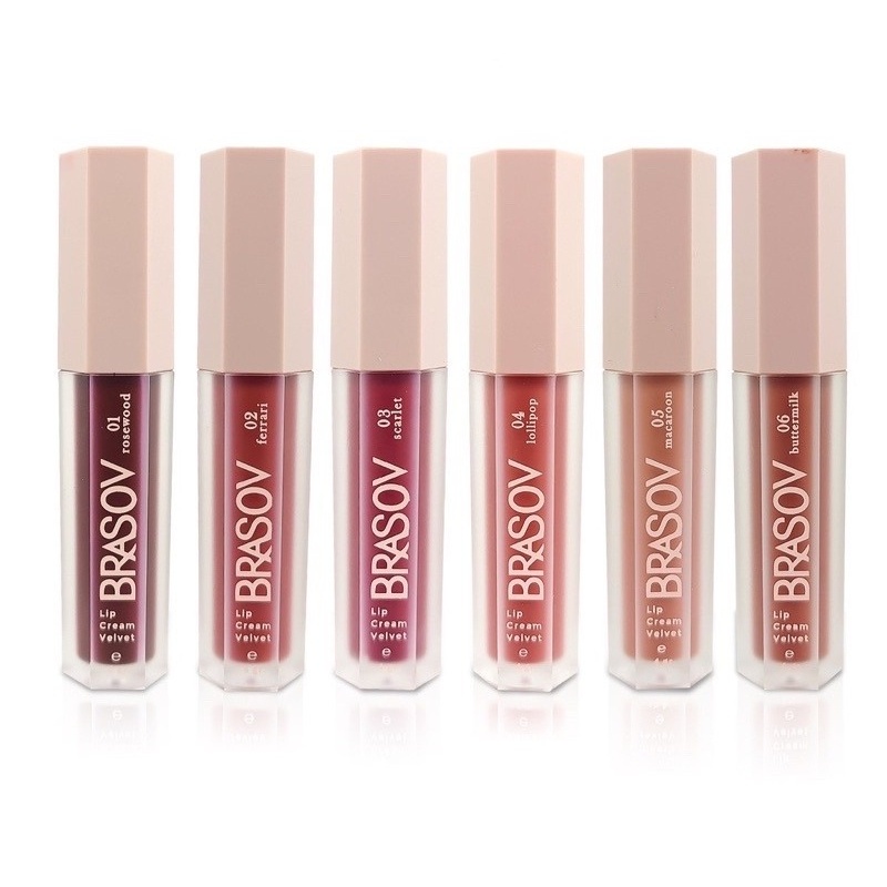 Cm BRASOV Lip Cream Velvet 4Gr | Lip Care Color Pigmented | Lipcream ...