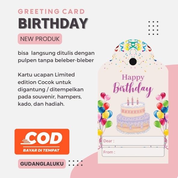 Birthday GREETING CARD CONTENTS 20 PCS | Shopee Malaysia