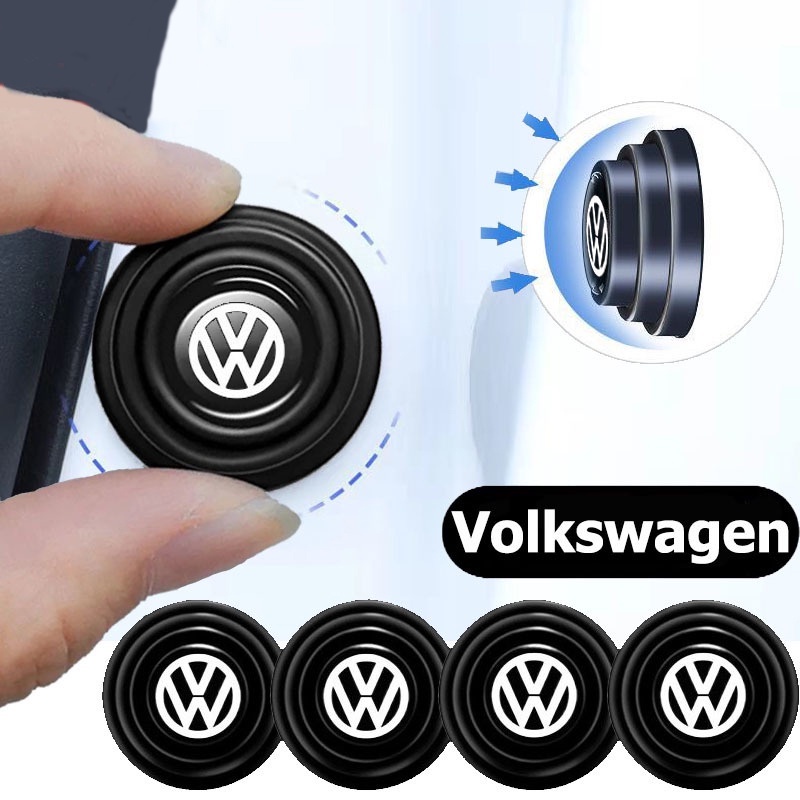 For Volkswagen Car Door Anti-shock Silicone Pad Hood Trunk Anti ...