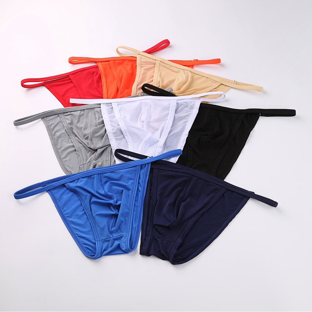 TOPMEN Men Comfortable Cotton Mini Solid Light Low Rise Breathable ...