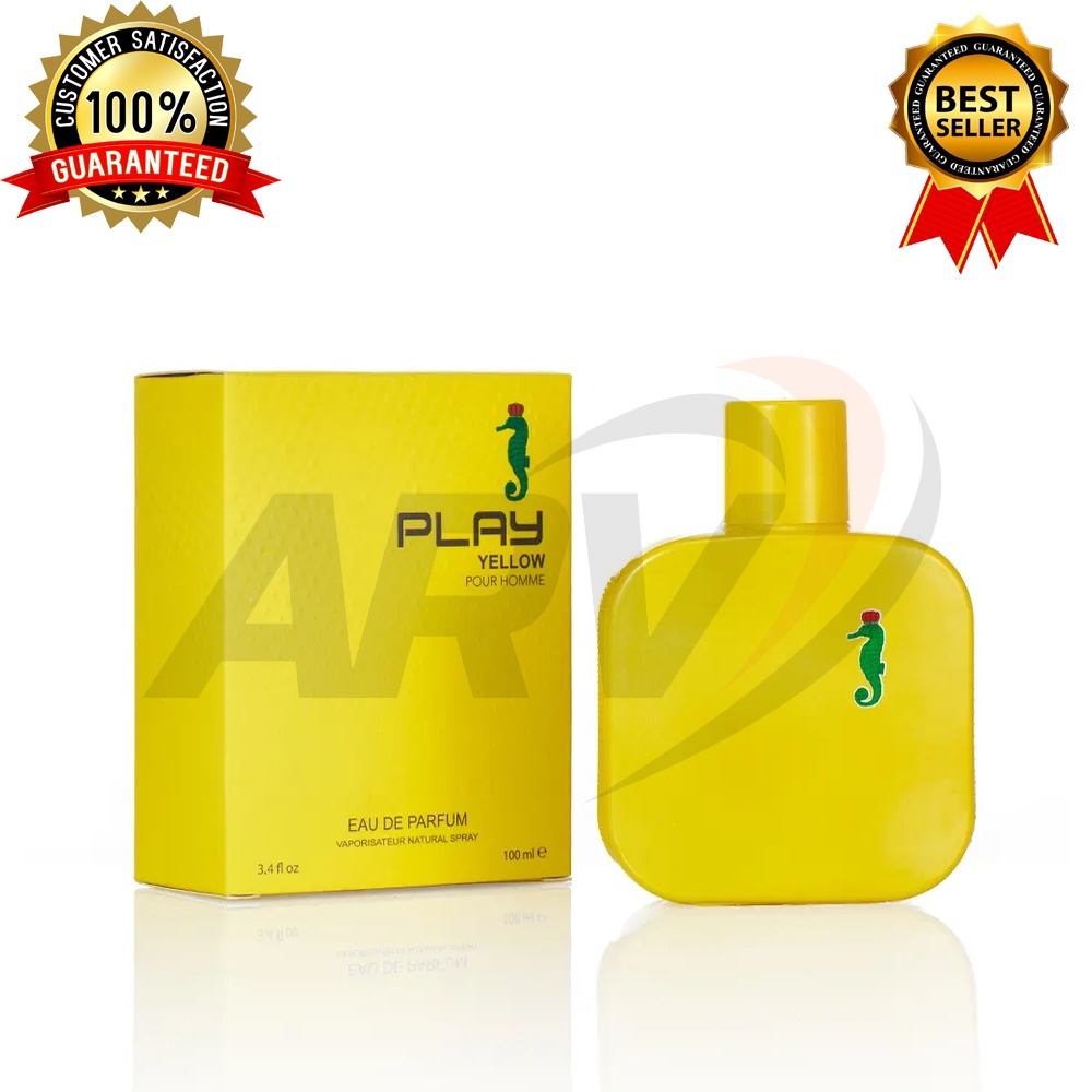 🔥Perfume🔥 Play Yellow Pour Homme EDP Perfume For Men 100Ml | Shopee ...