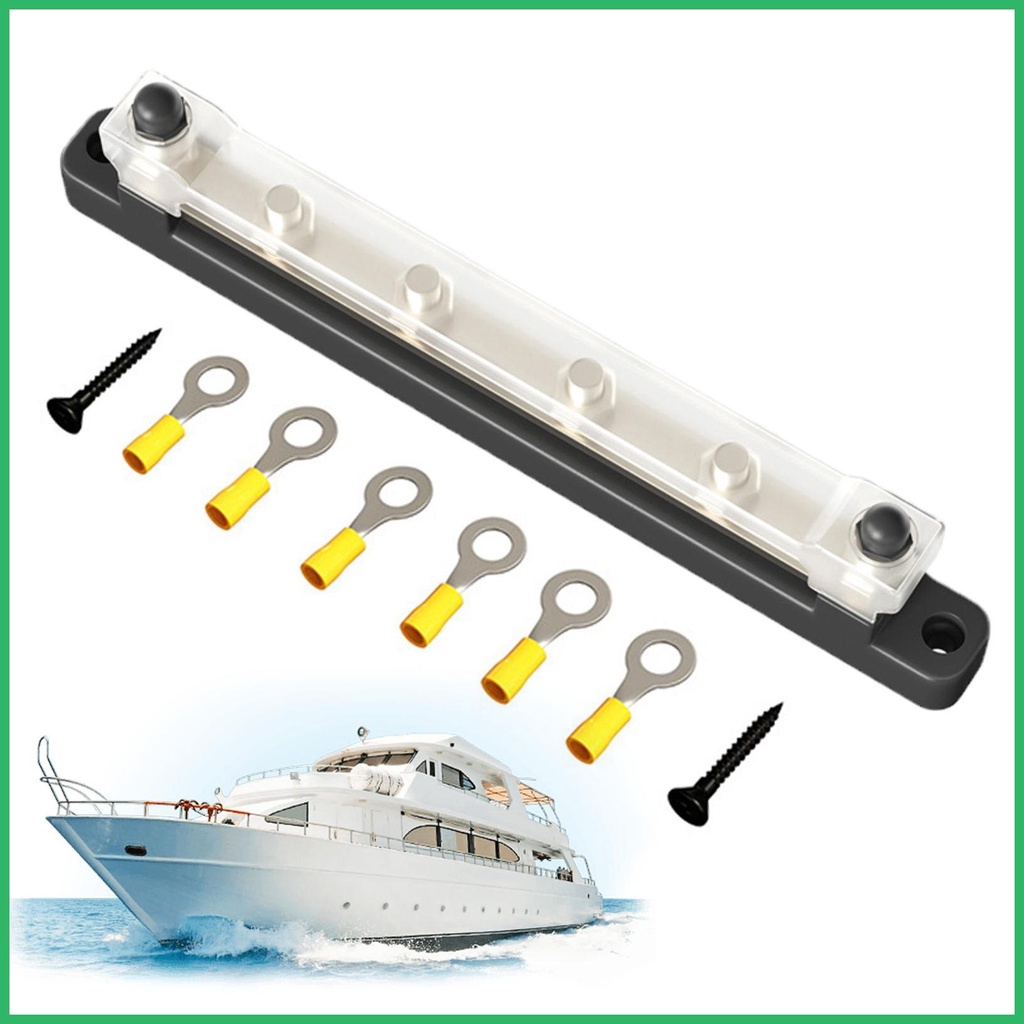Marine Bus Bars DC 150A Portable Distribution Terminal Block RV Bus Bar ...