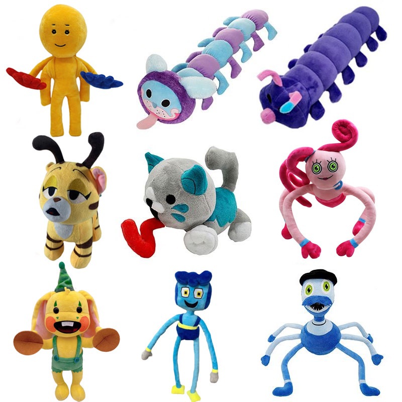 poppy playtime Huggy Wuggy Pj Pug A Pillar Stuff Plush Toys 60cm ...