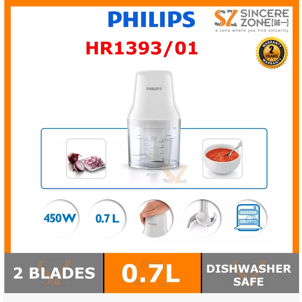 PHILIPS HR1393/00 Chopper 450W (HR1393) | Shopee Malaysia