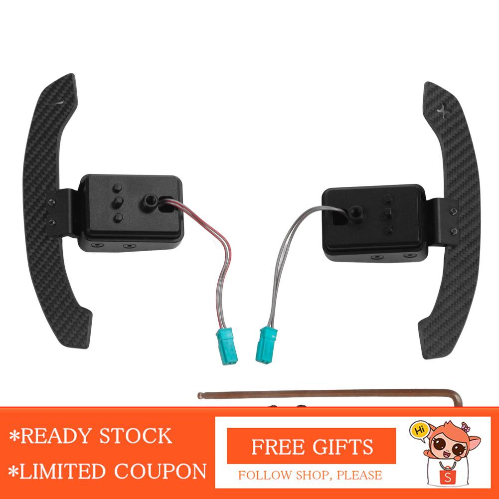 Nearbeauty 1 Pair Steering Wheel Shift Paddle Carbon Fiber Magnetic ...