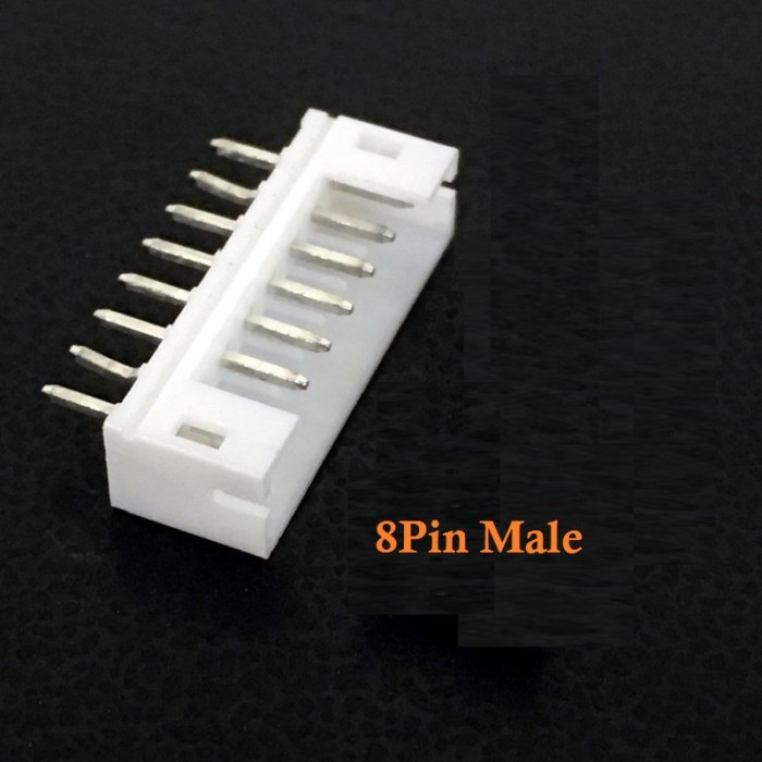 Mini Male Cable Connector 8 pin Micro JST 2.0 8Pin Connector JST Plug ...