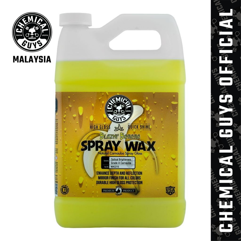 Chemical Guys Blazin' Banana Carnauba Spray Wax (1 Gallon) | Shopee ...