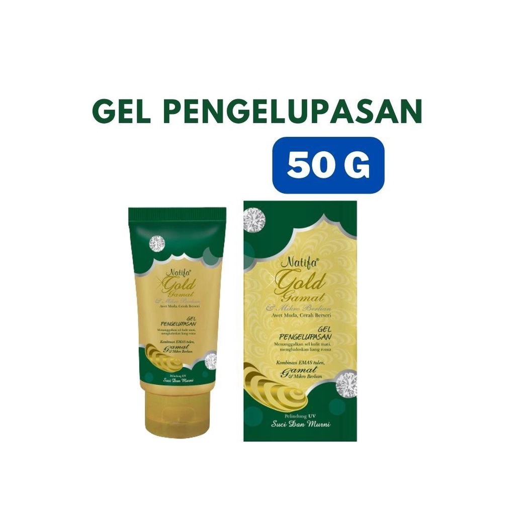 Natifa Gold Gamat Gel Pengelupasan Face Dead Skin Remover Peeling Gel 50G | Shopee Malaysia