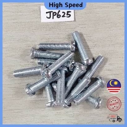 NO.10 JP625 SCREW 2.5CM 25MM BUNGA NO. 10 JP625 SKRU SAIZ SKREW SIZE ...