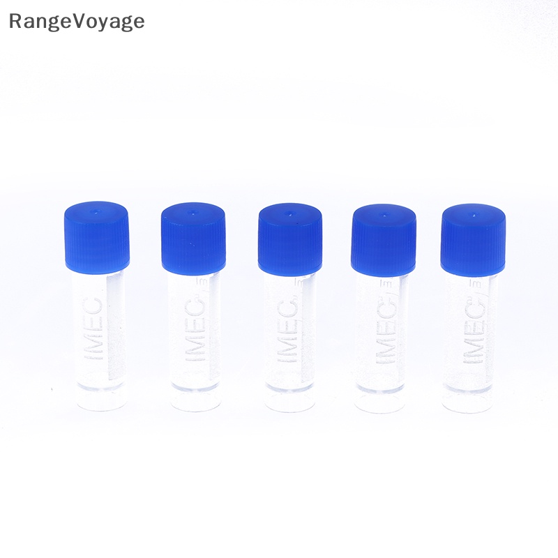 RangeVoyage 50Pcs 1.8ml(2ml) Plastic Graduated Cryovial Plastic Test ...