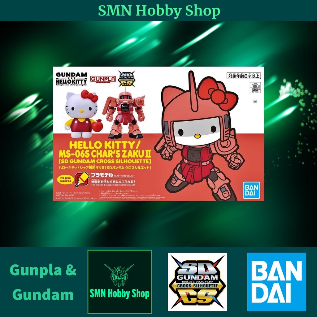 Sdcs Super Deformed Cross Silhouette Hello Kitty Chars Zaku Ii Gunpla