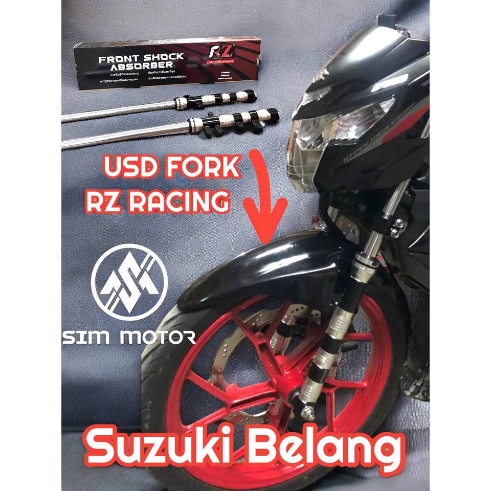 SUZUKI RAIDER 150 FI BELANG 150 BELANG R CNC LAY FORK SET CNC FORK ...