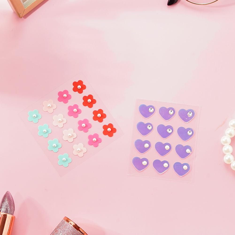 Pastel Petals Acne Patch Hydrocolloid Pimple Stickers Heart Flower ...